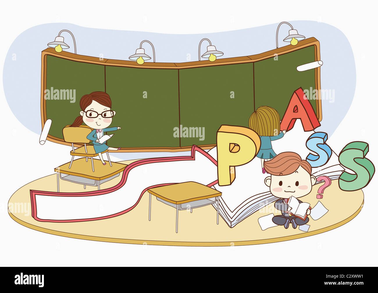 education and children's school life Stock Photo - Alamy