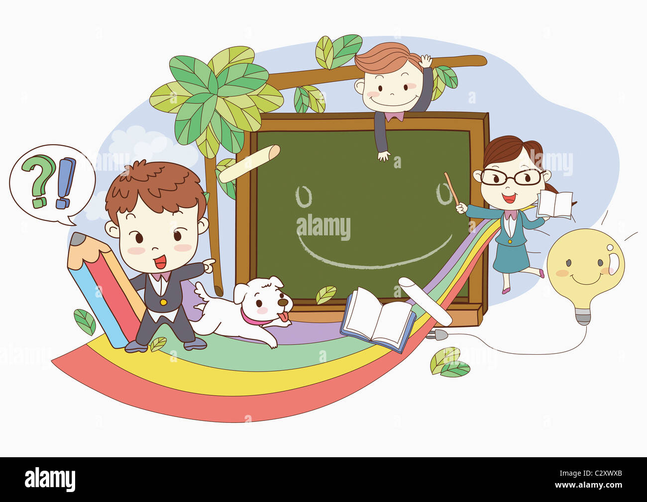 education and children's school life Stock Photo - Alamy