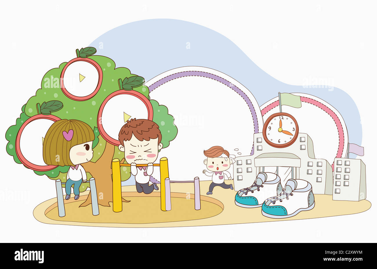 education and children's school life Stock Photo - Alamy