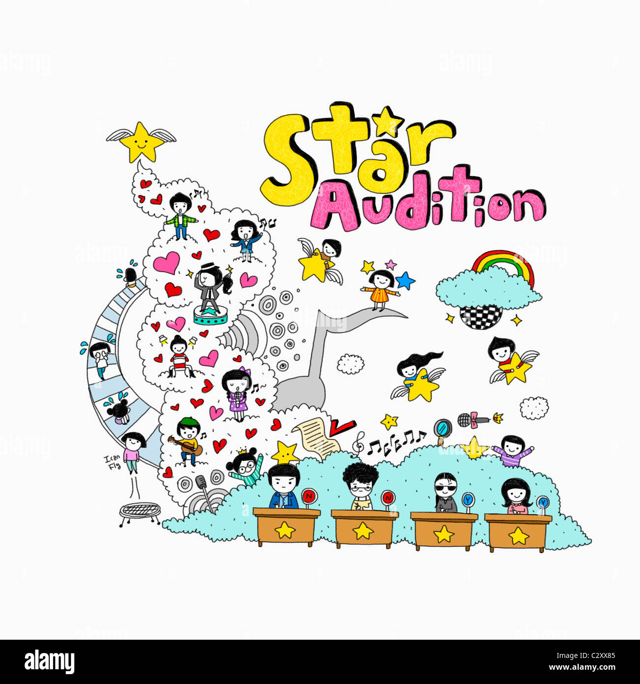 reality show star audition Stock Photo - Alamy