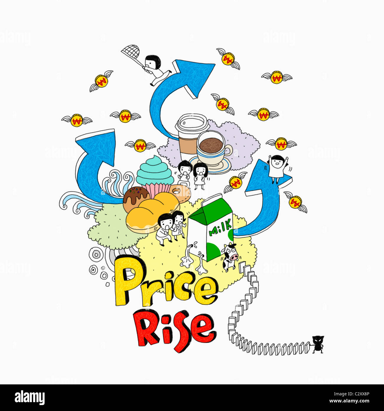 high rate of inflation Stock Photo - Alamy