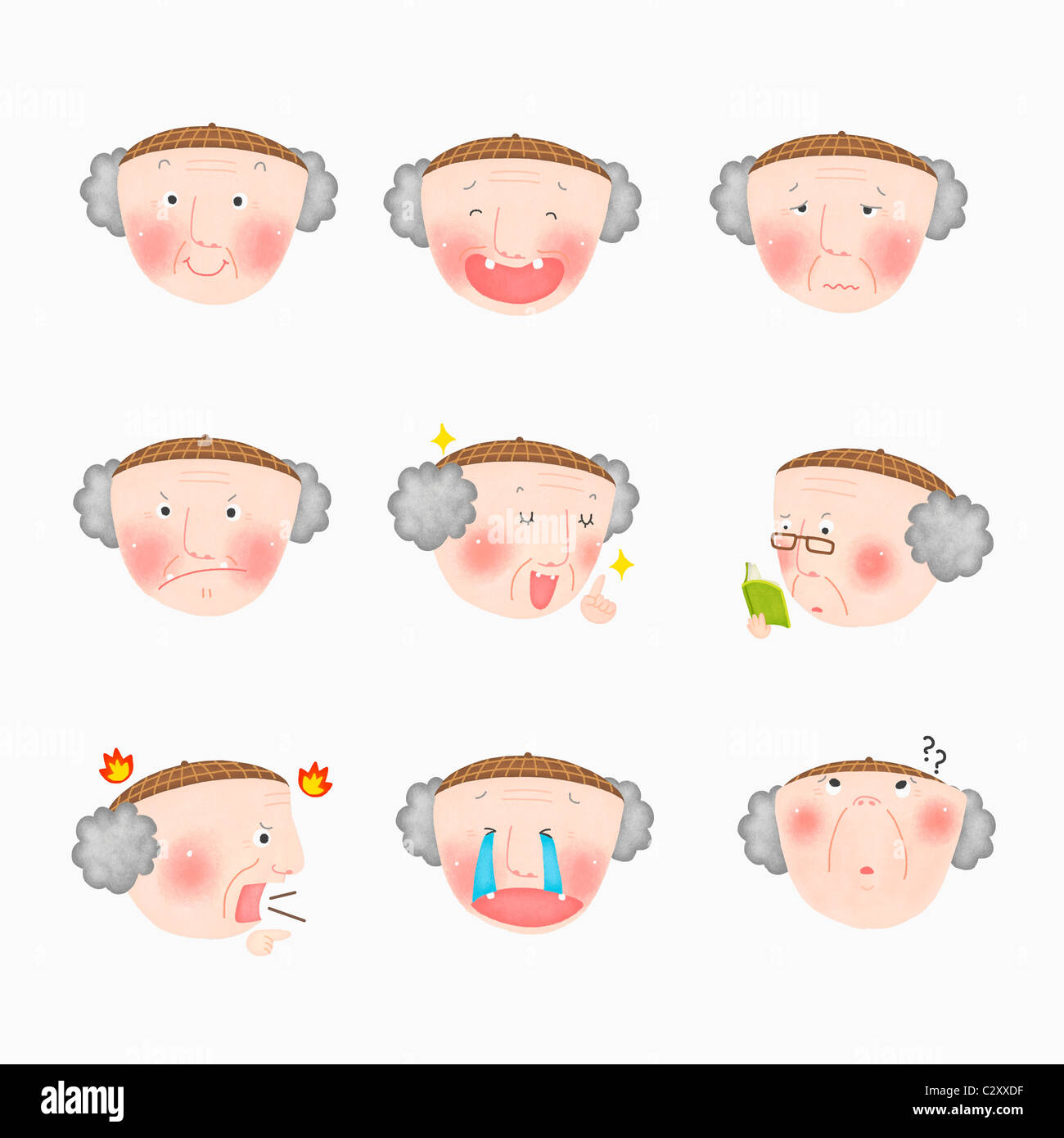 various types of expression Stock Photo - Alamy