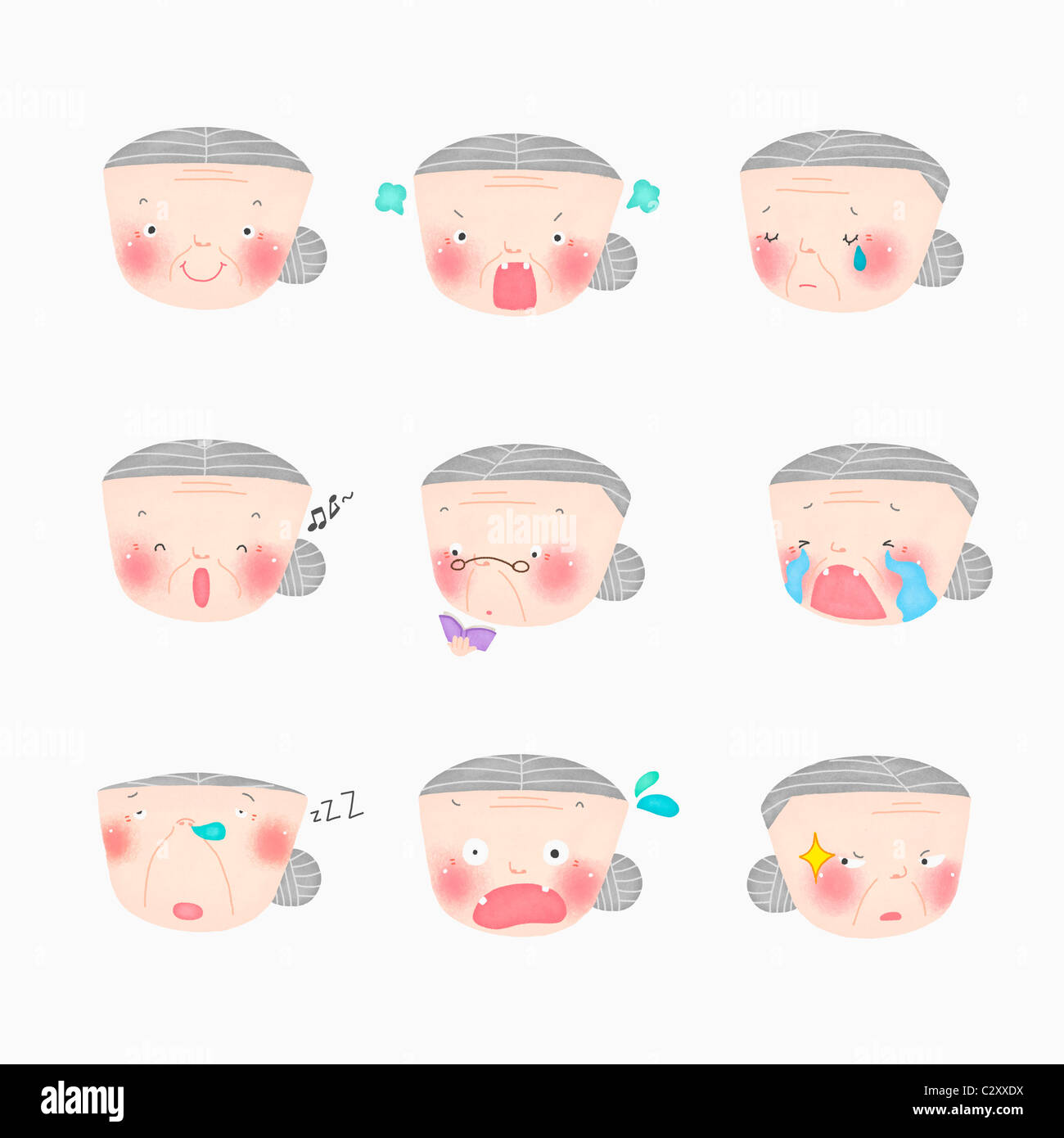 various types of expression Stock Photo - Alamy