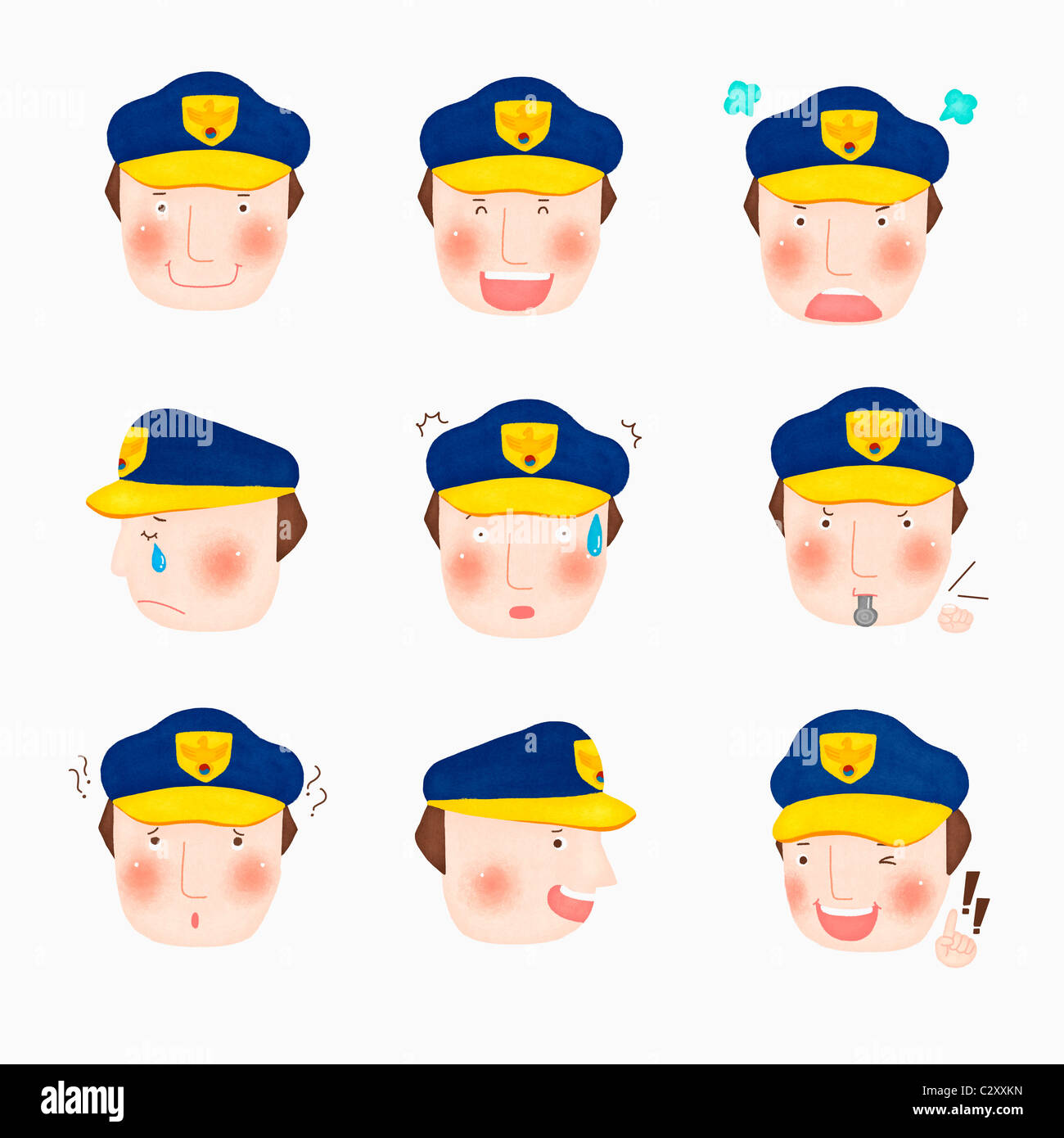 various types of expression Stock Photo - Alamy