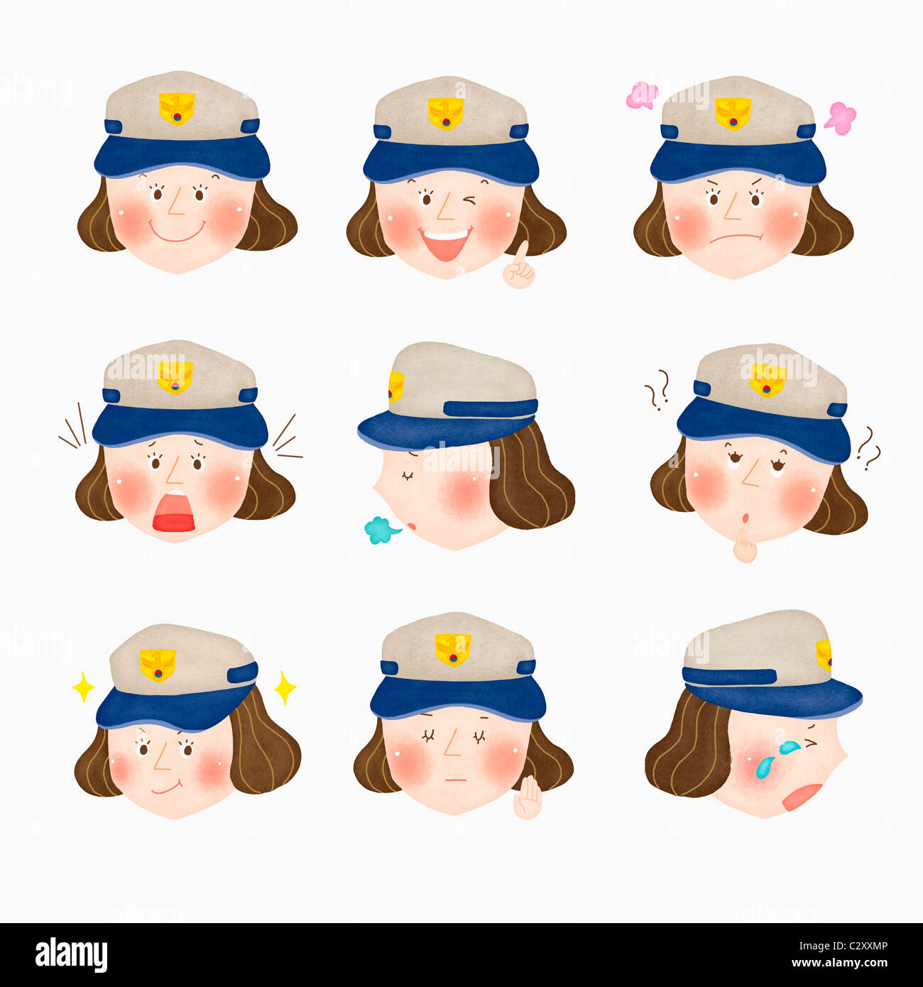 various types of expression Stock Photo - Alamy