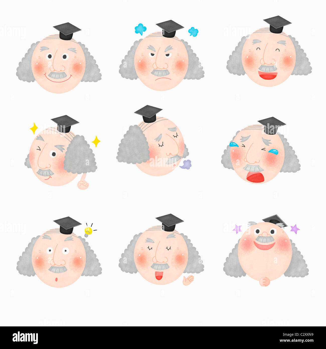 various types of expression Stock Photo - Alamy