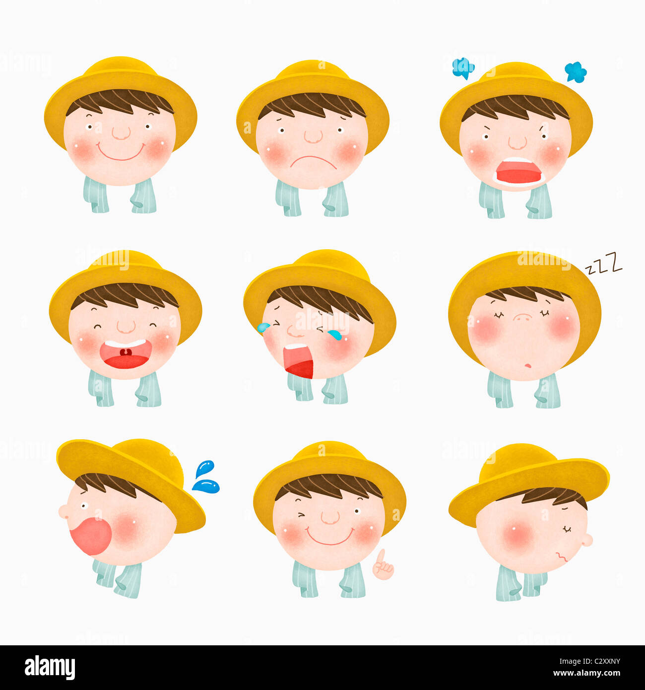 various types of expression Stock Photo - Alamy