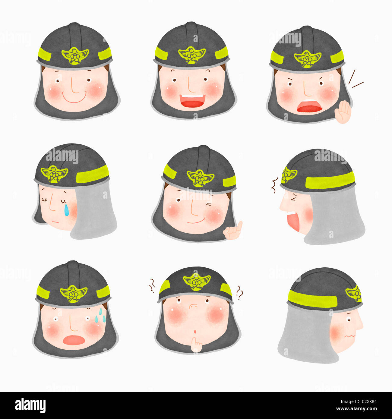 various types of expression Stock Photo - Alamy