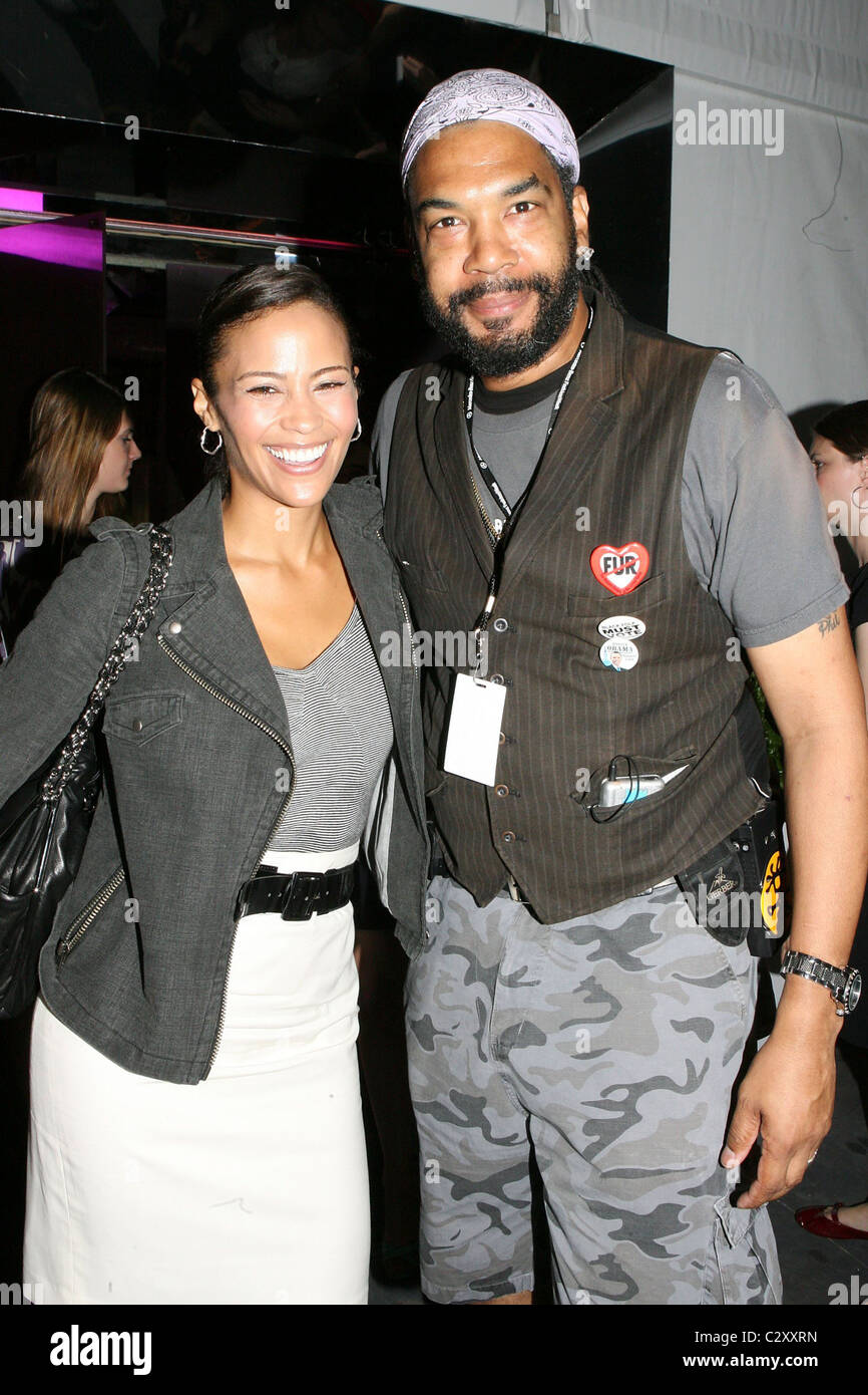 Paula Patton, Phillippe Noisette Mercedes-Benz Fashion Week Spring 2009 ...