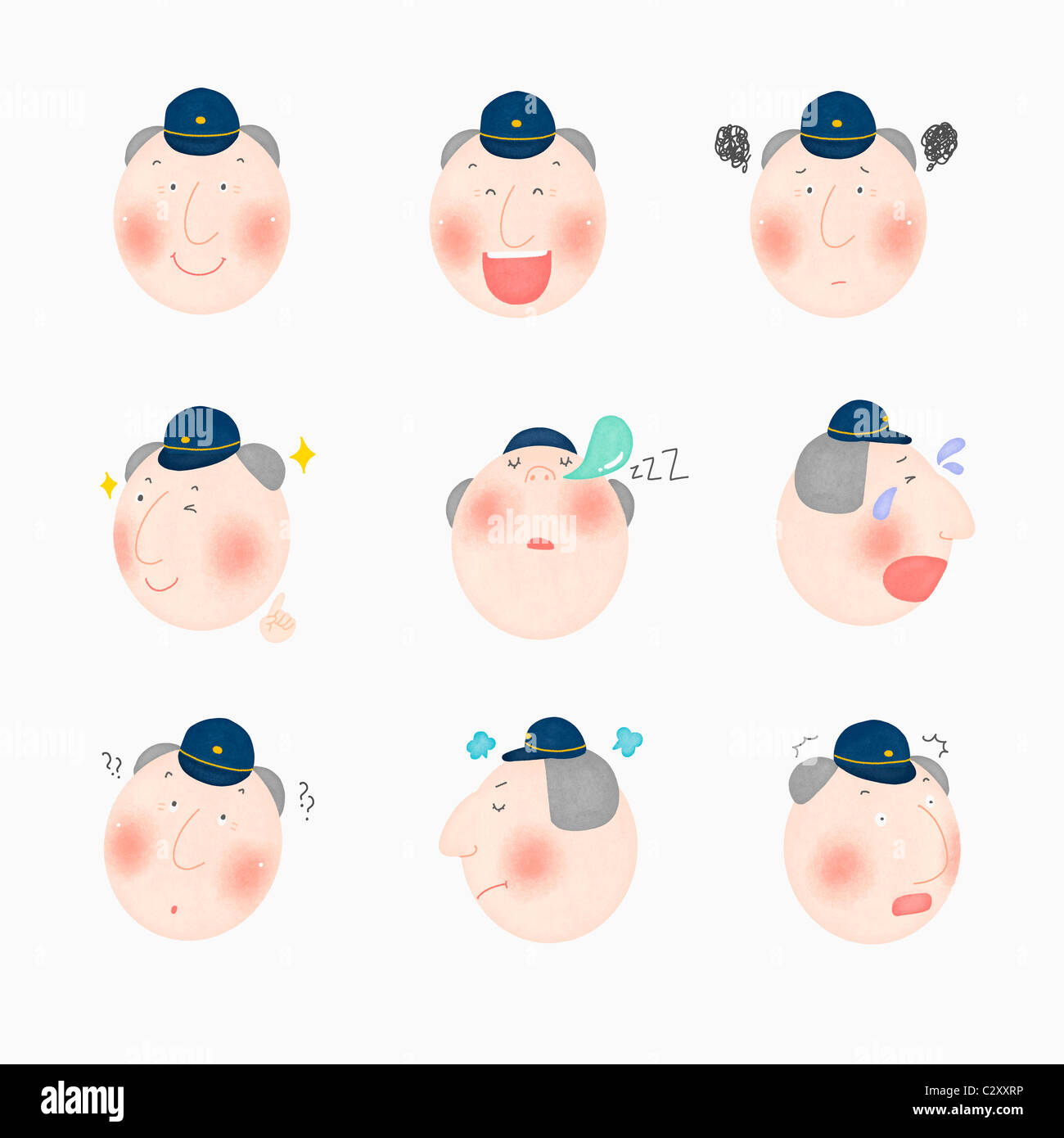 various types of expression Stock Photo - Alamy