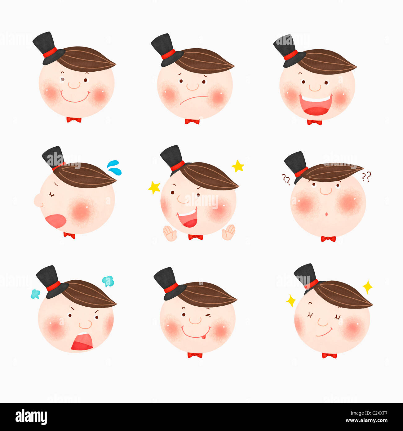 various types of expression Stock Photo - Alamy