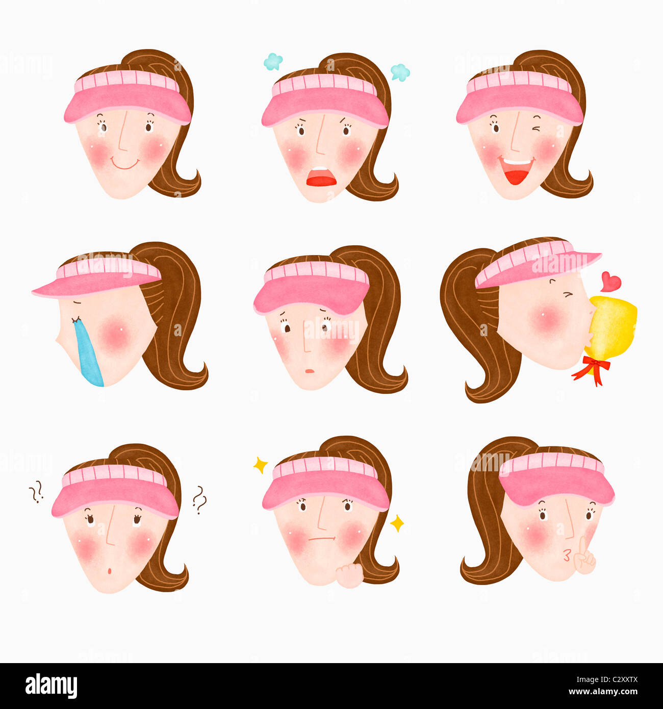 various types of expression Stock Photo - Alamy