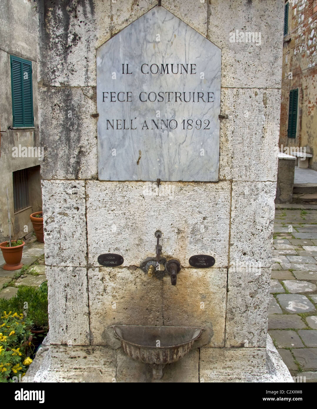 Font, Trequanda, Tuscany, Italy Stock Photo - Alamy