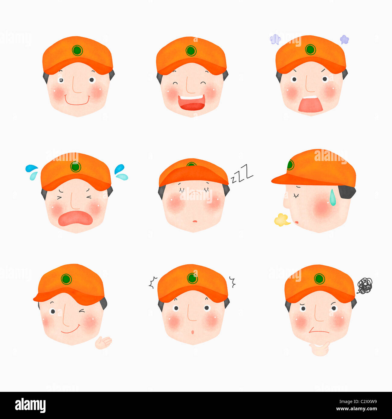 various types of expression Stock Photo - Alamy