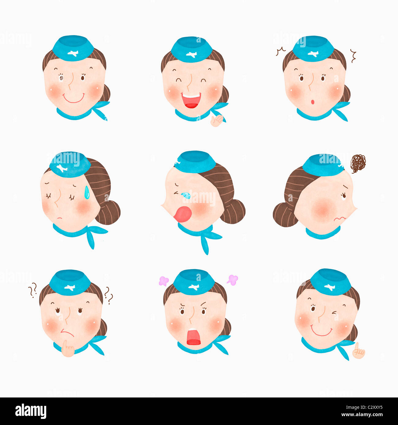 various types of expression Stock Photo - Alamy