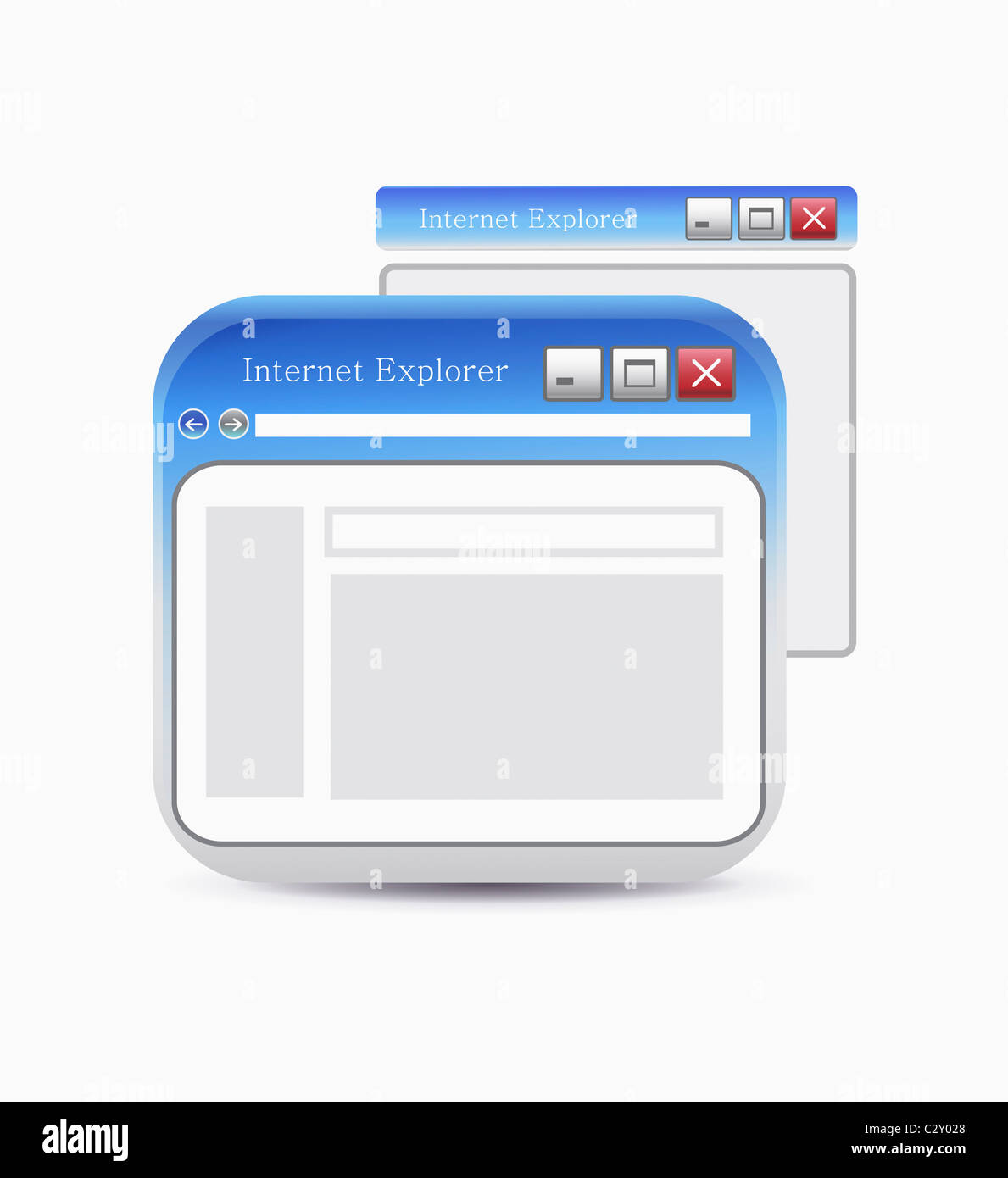 various types of widget icon Stock Photo - Alamy