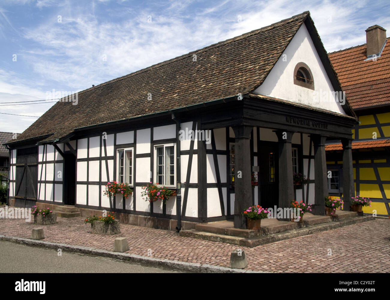 Goethe House, Sessenheim, Alsace, France Stock Photo - Alamy