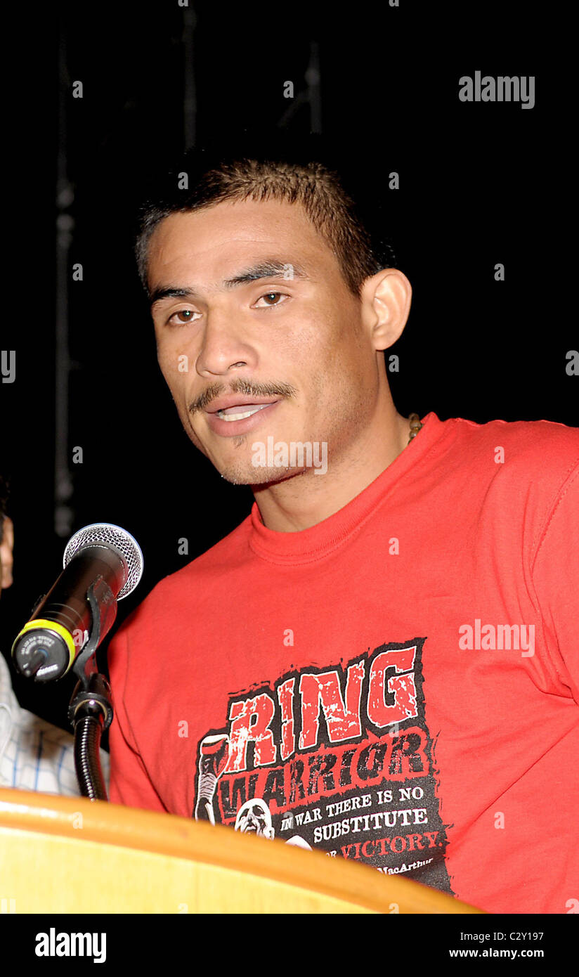 Jose Varela at a press conference at the Paradise Live Seminole Hard ...