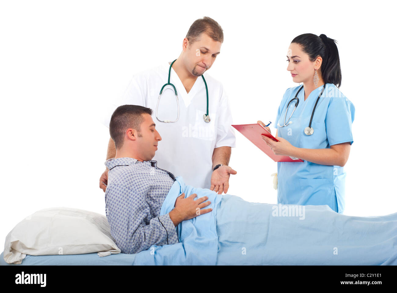 Nurse patient conversation serious hi-res stock photography and images ...