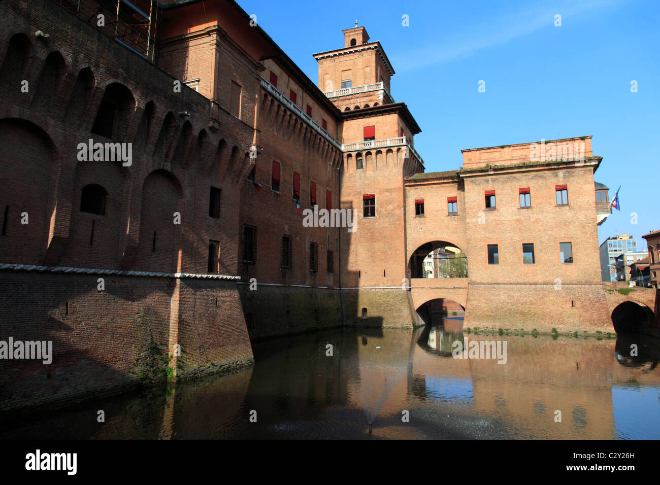 Italy ferrara castle estense hi-res stock photography and images - Alamy