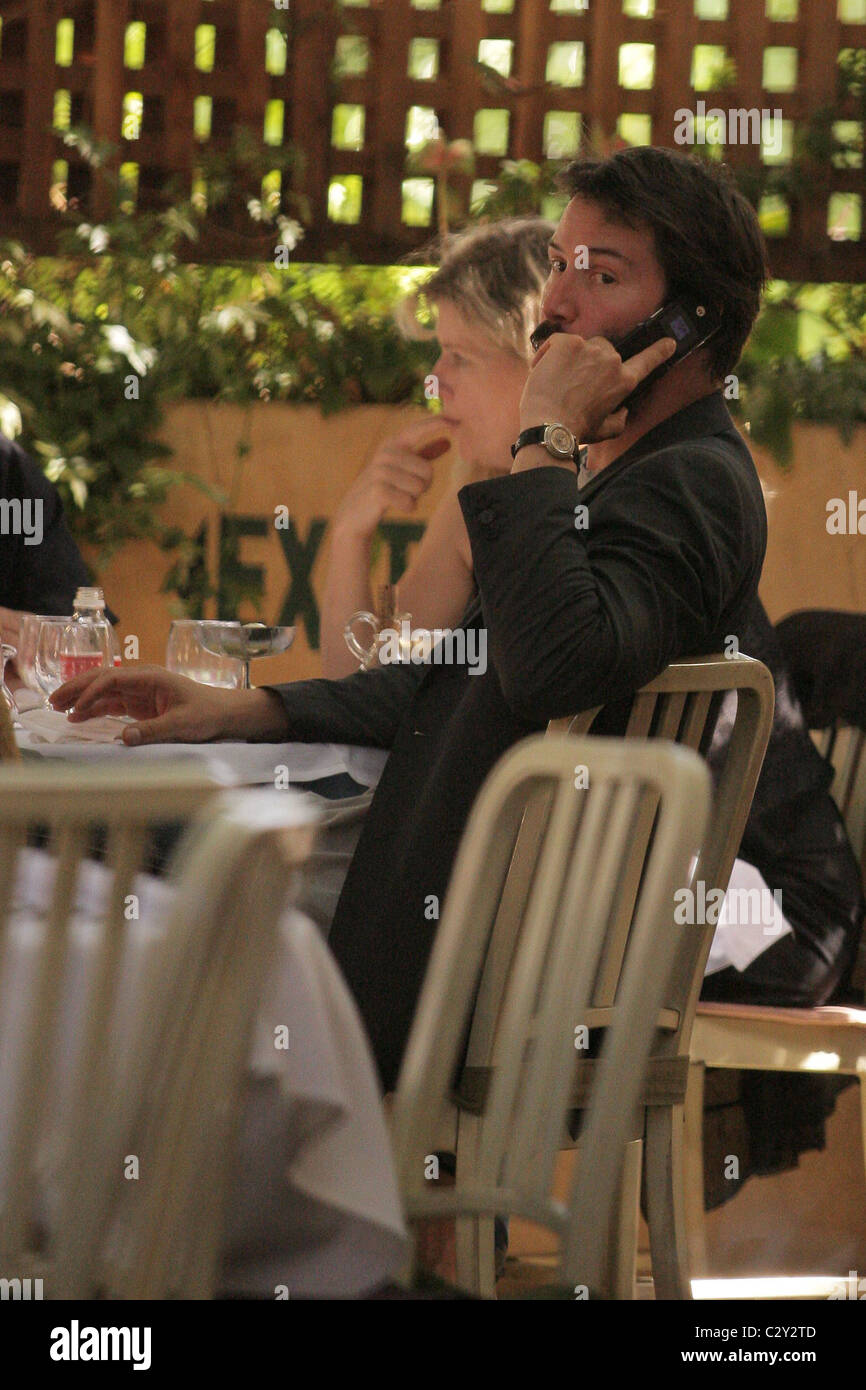 Keanu Reeves has lunch with friends at Orso Los Angeles, California ...