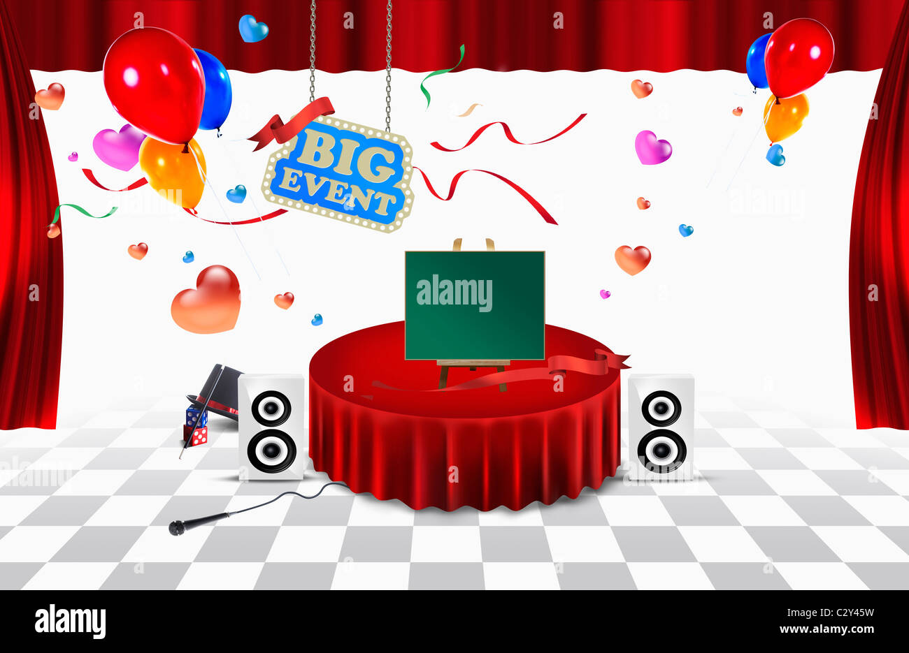 Microphone icon studio table hi-res stock photography and images - Alamy