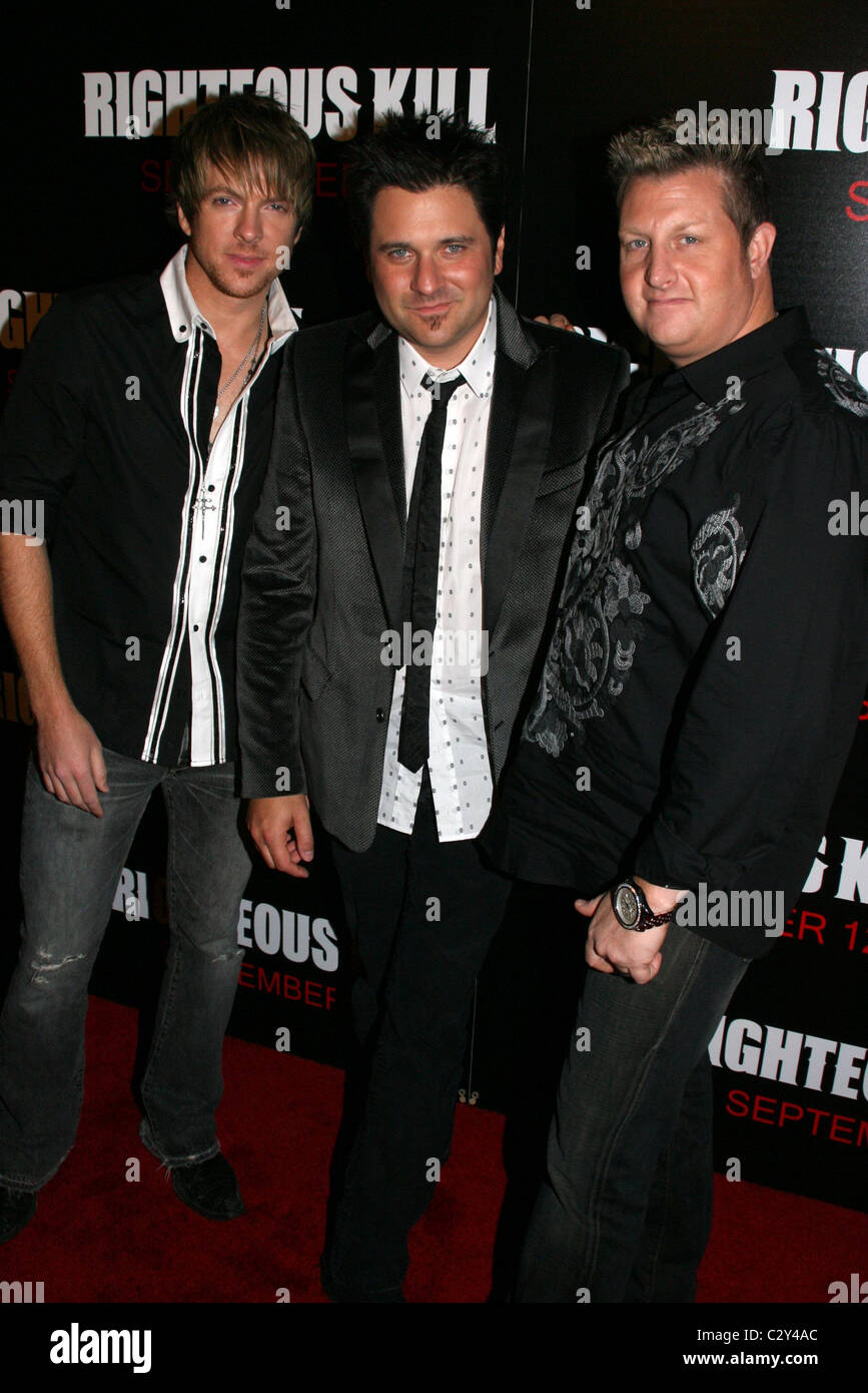 Rascal Flatts New York Premiere of 'Righteous Kill' at The Ziegfeld ...