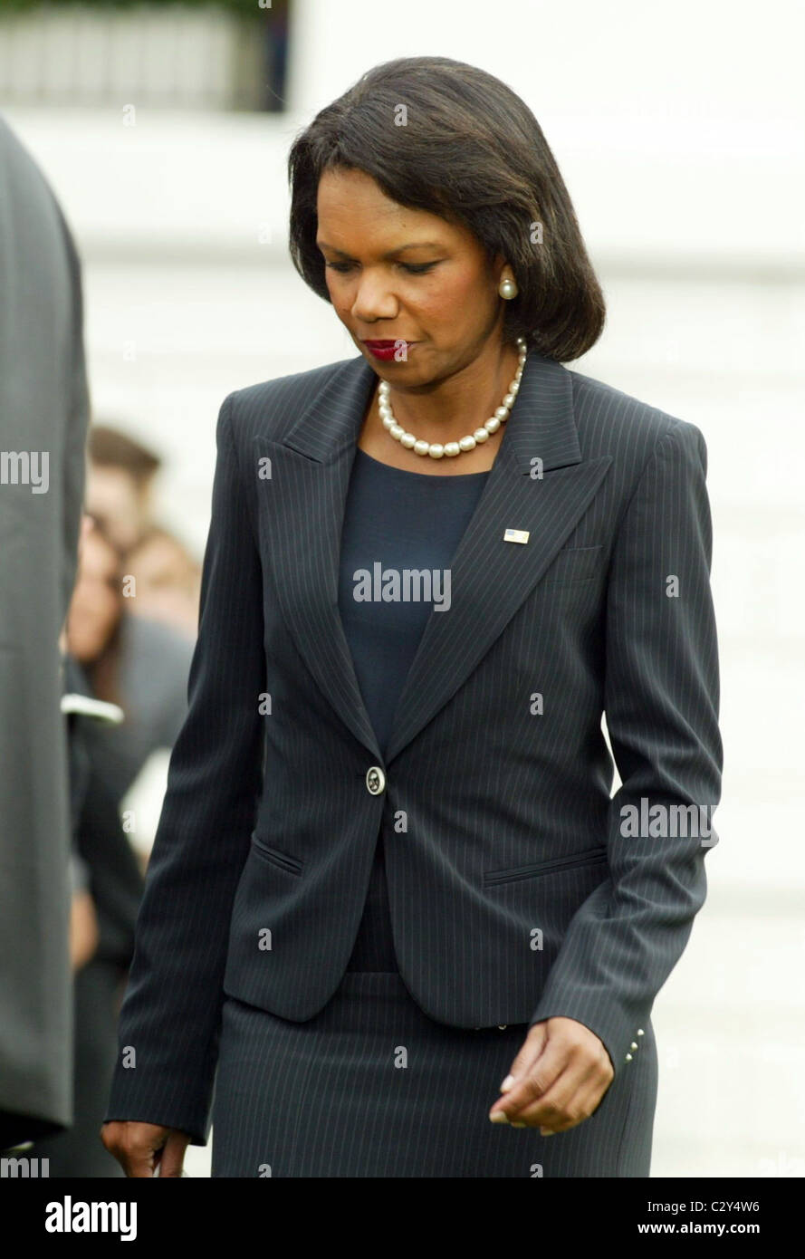 President George Bush and Laura Bush at the White House's moment of ...