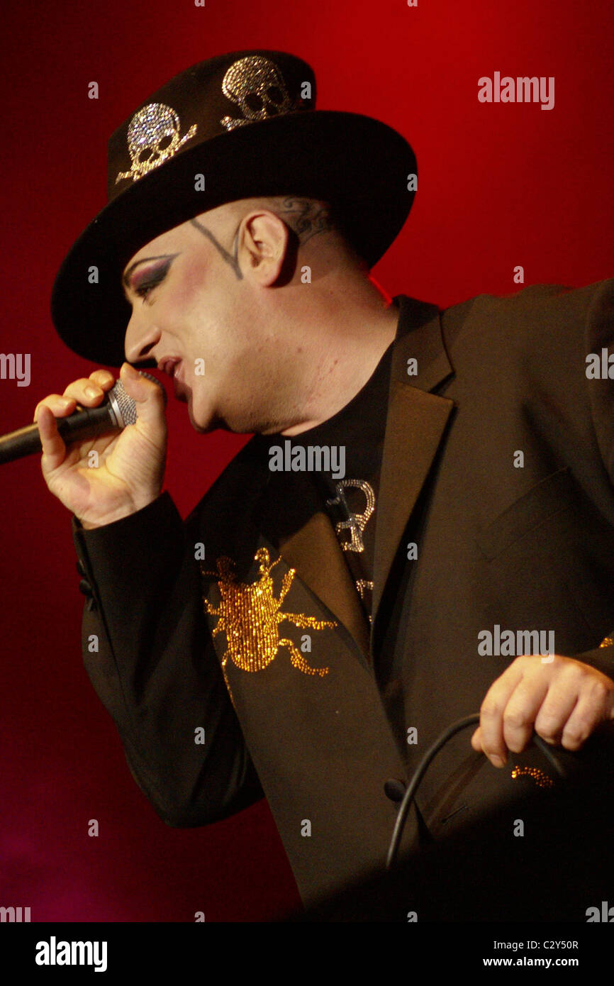Boy George performs at the Luna Park Stadium Buenos Aires, Argentina ...
