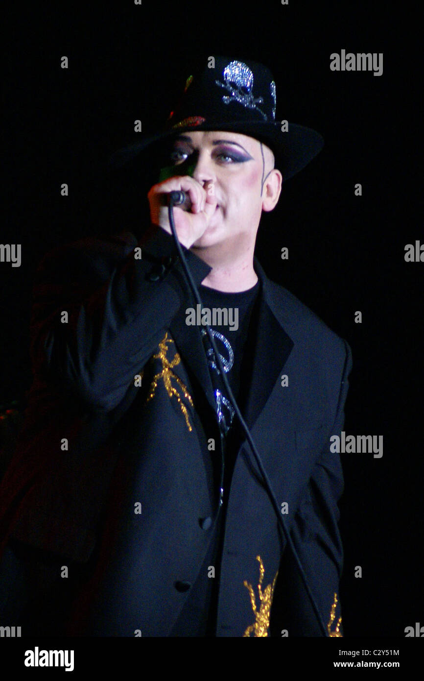 Boy George performs at the Luna Park Stadium Buenos Aires, Argentina ...