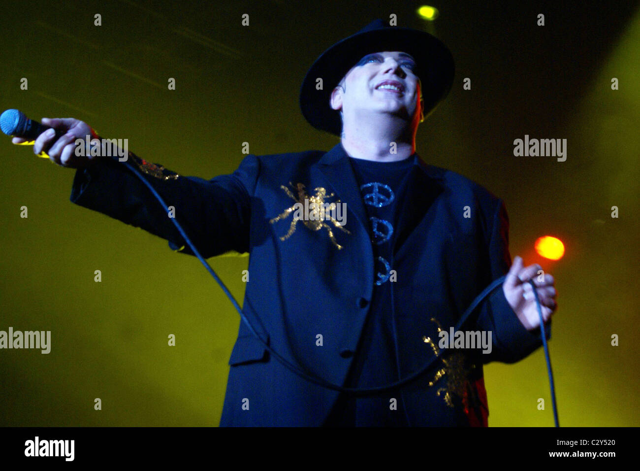 Boy George performs at the Luna Park Stadium Buenos Aires, Argentina ...