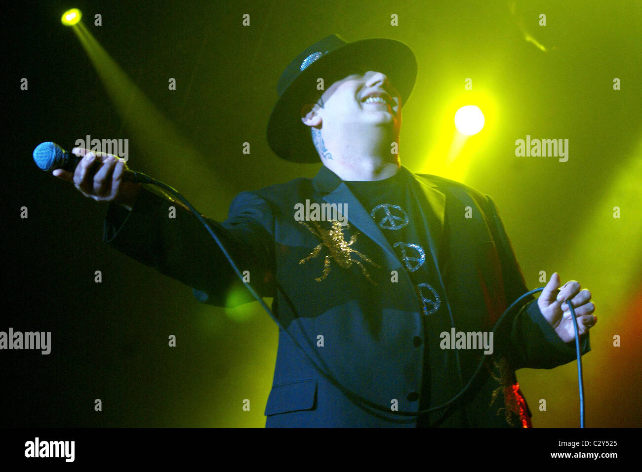 Boy George performs at the Luna Park Stadium Buenos Aires, Argentina ...