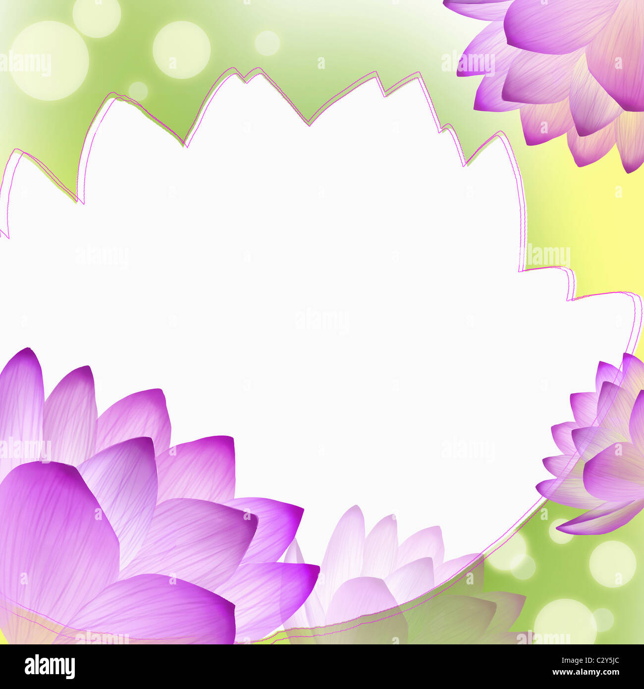 spring flower letter papers Stock Photo - Alamy