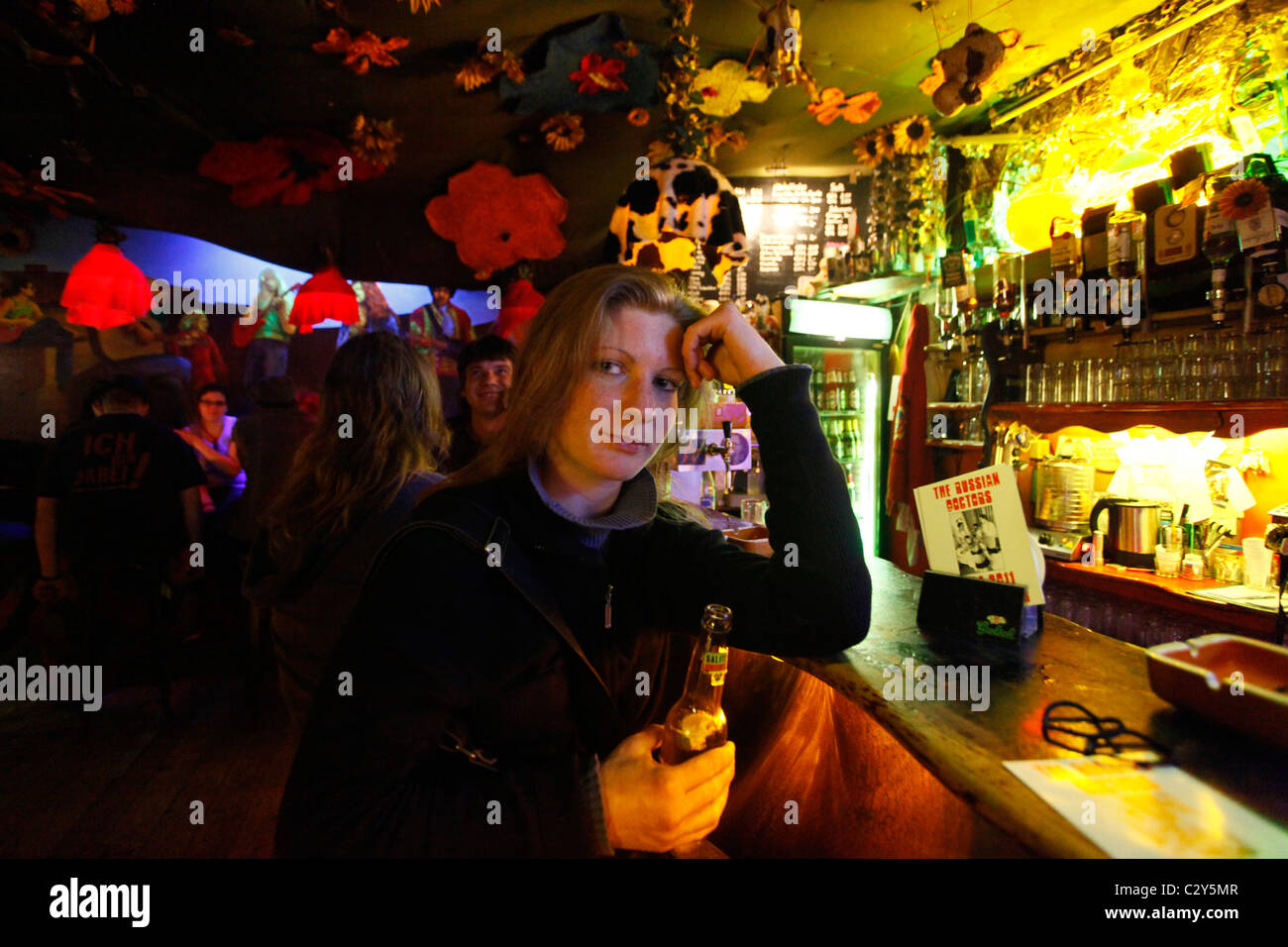 Bar scene in Leipzig Saxony Eastern Germany Stock Photo - Alamy