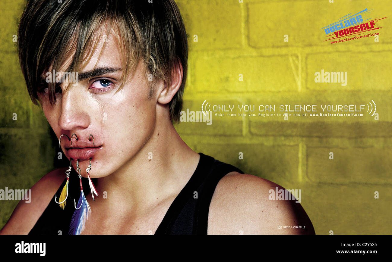 A model appears on the Declare Yourself's (declareyourself.org ...