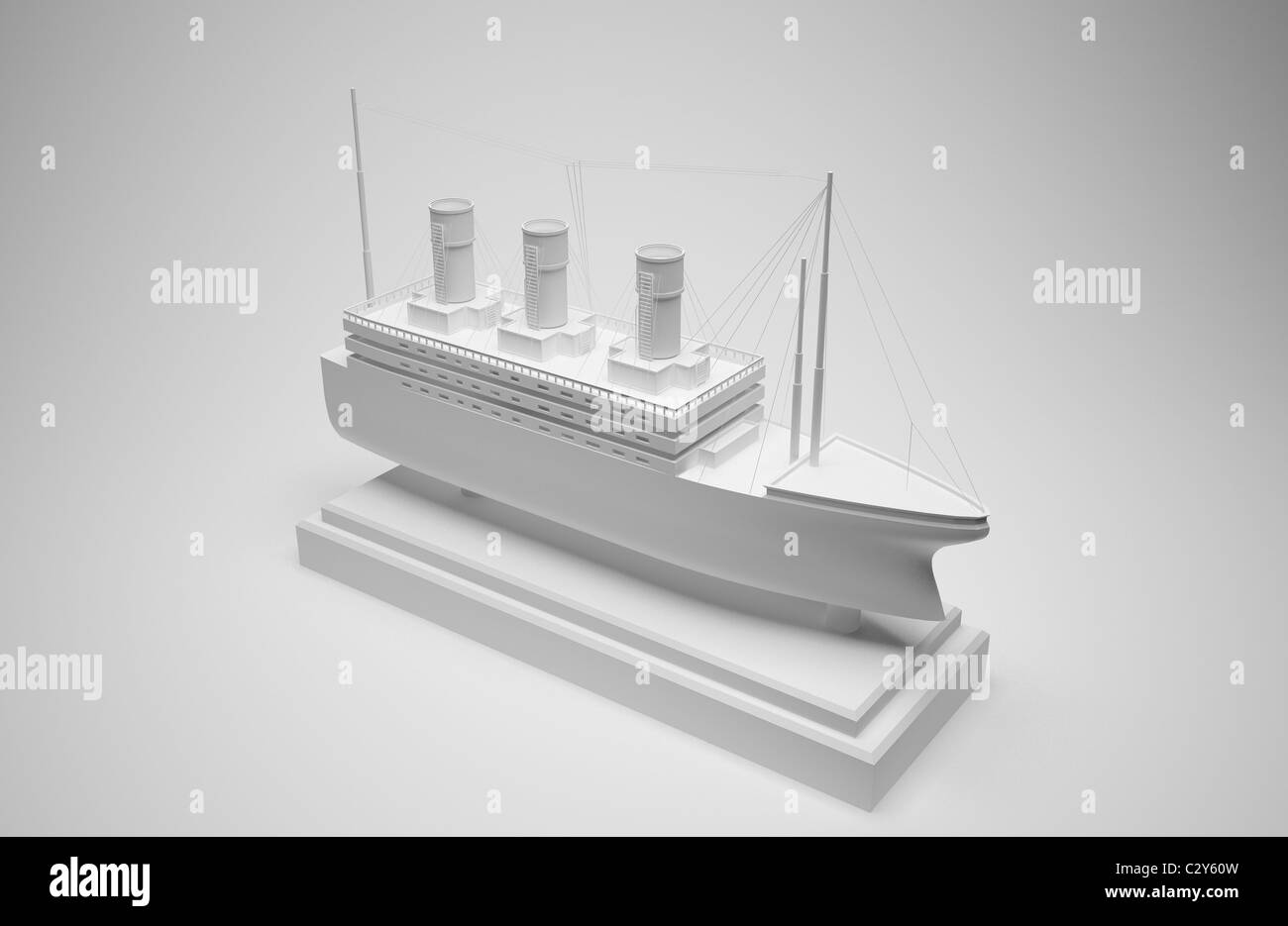 Papercraft ship Black and White Stock Photos & Images - Alamy