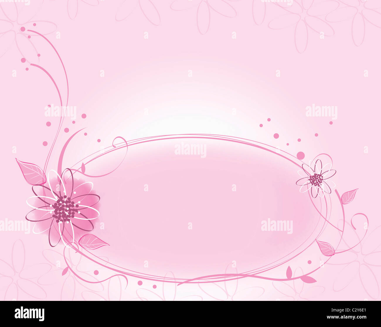 spring mood flower illustrated background Stock Photo - Alamy
