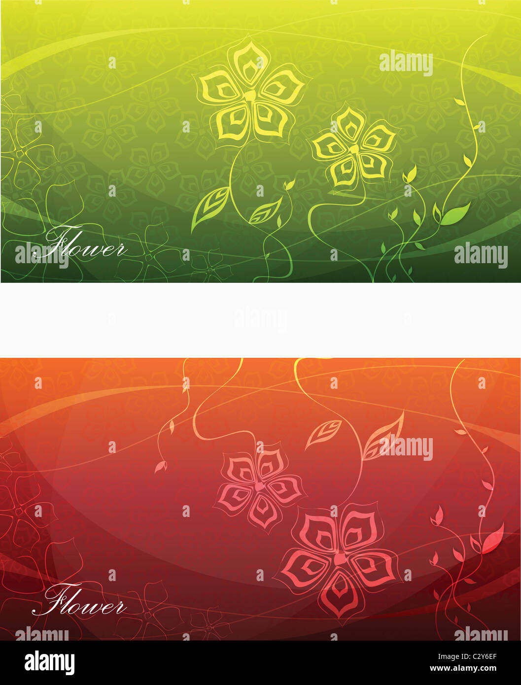 spring mood flower illustrated background Stock Photo - Alamy