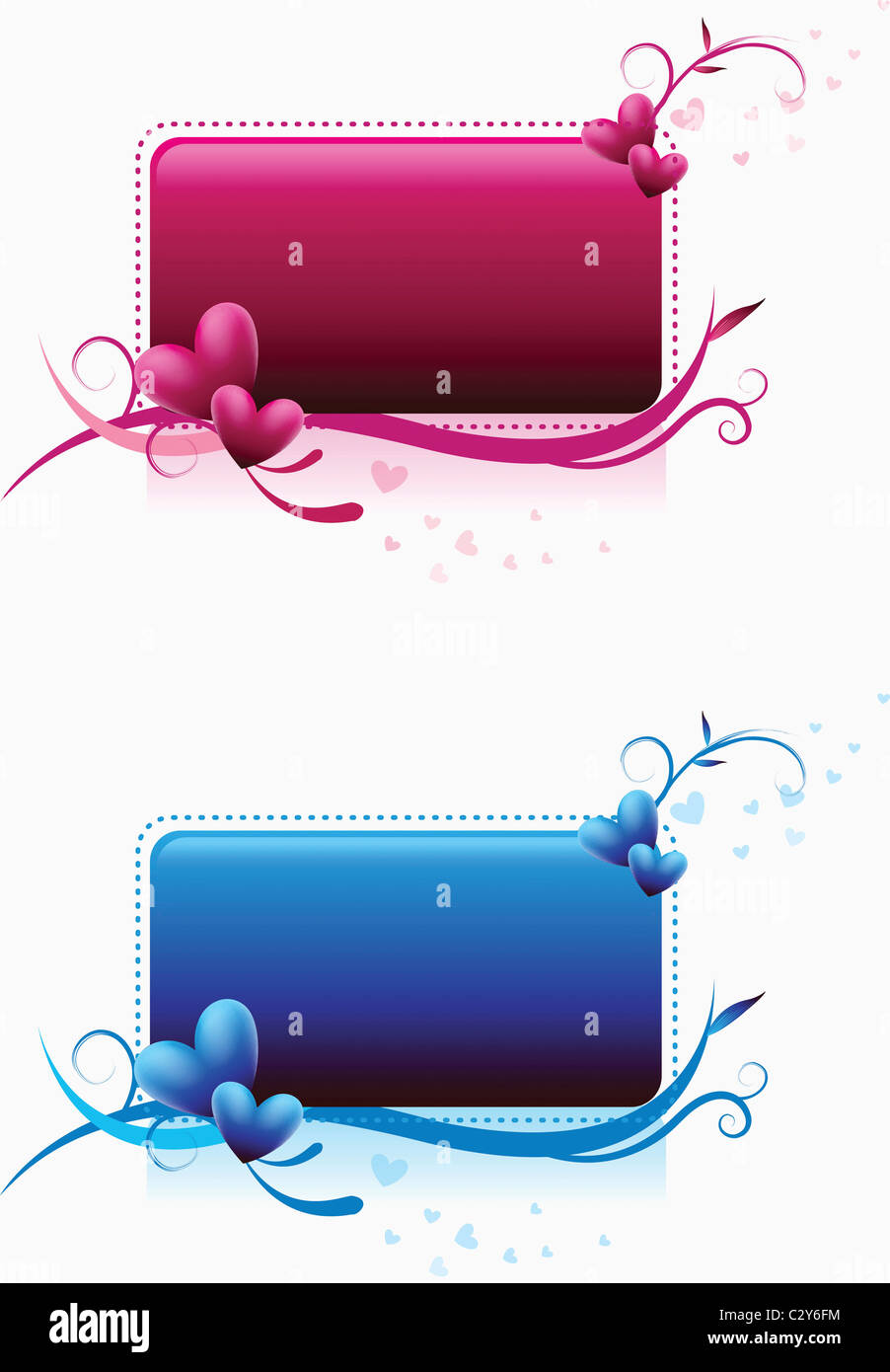 spring mood flower illustrated background Stock Photo - Alamy