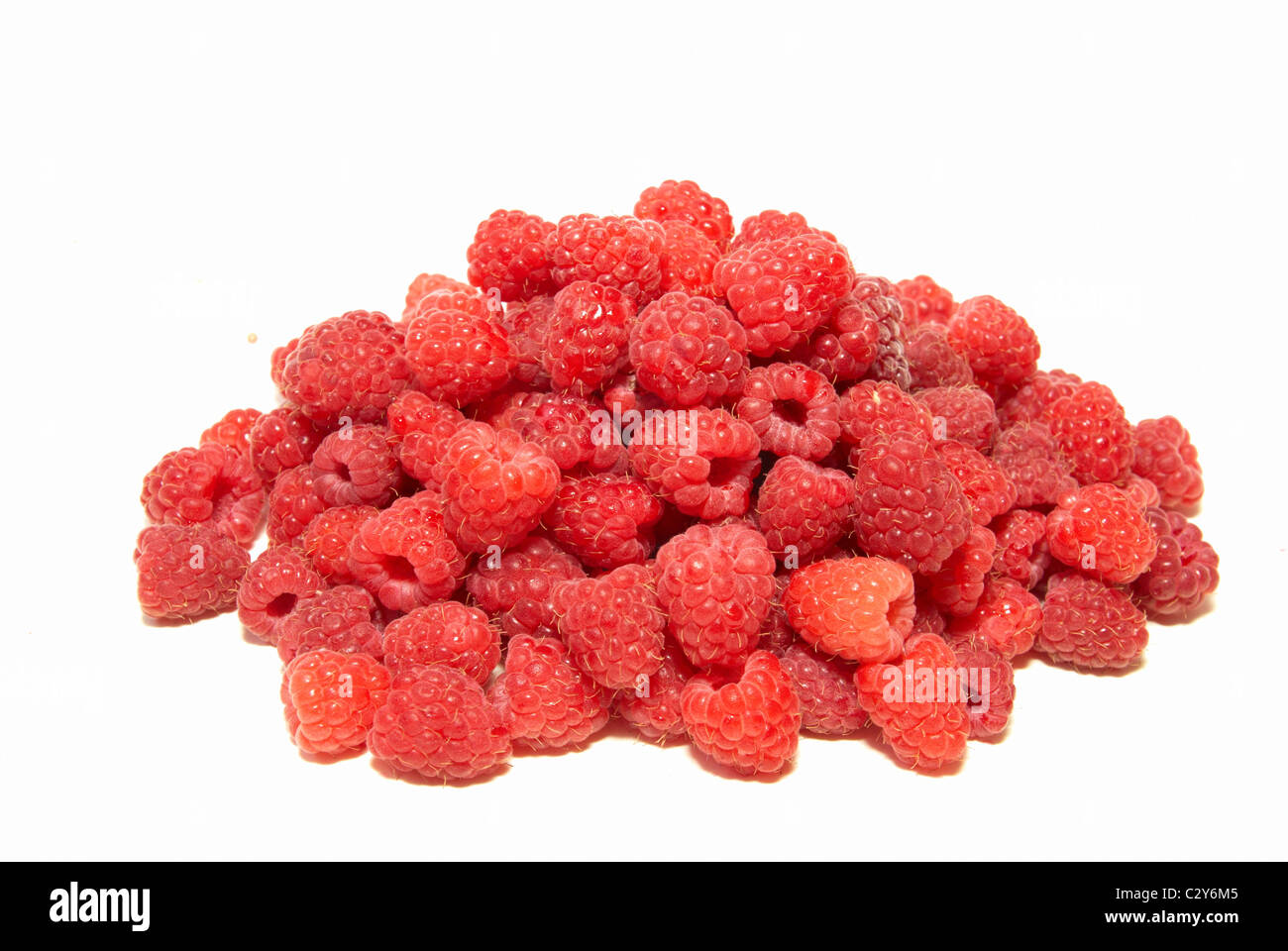 Pile of raspberries Stock Photo - Alamy