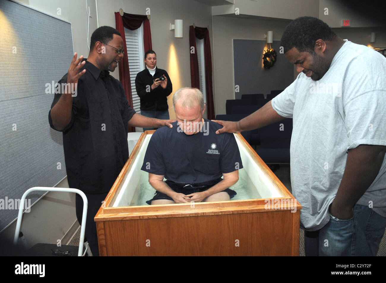 African christian baptism hi-res stock photography and images - Alamy