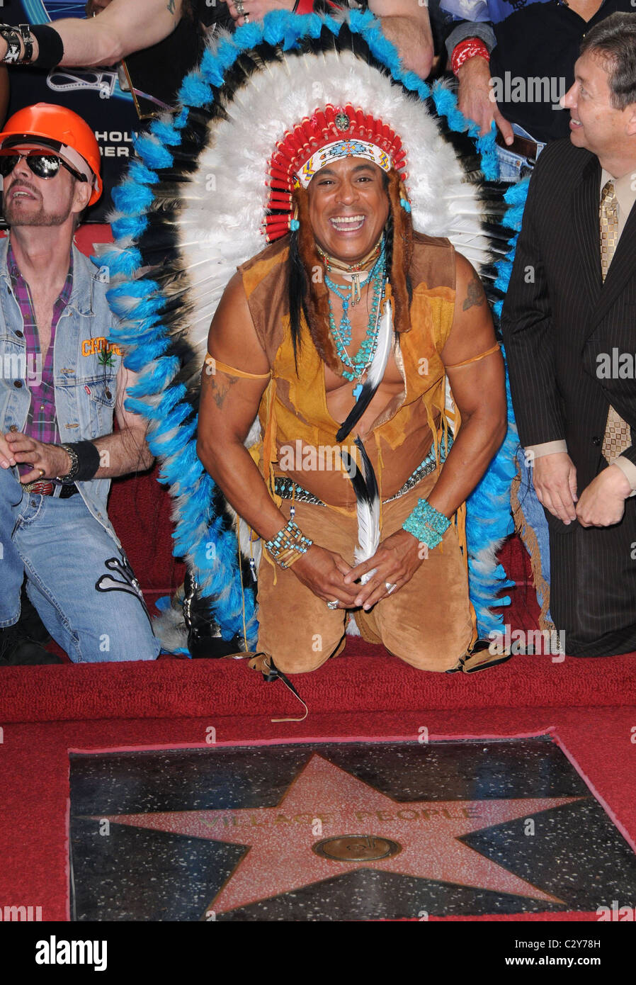 David Hodo, Felipe Rose The Village People are honored with the 2,369th ...