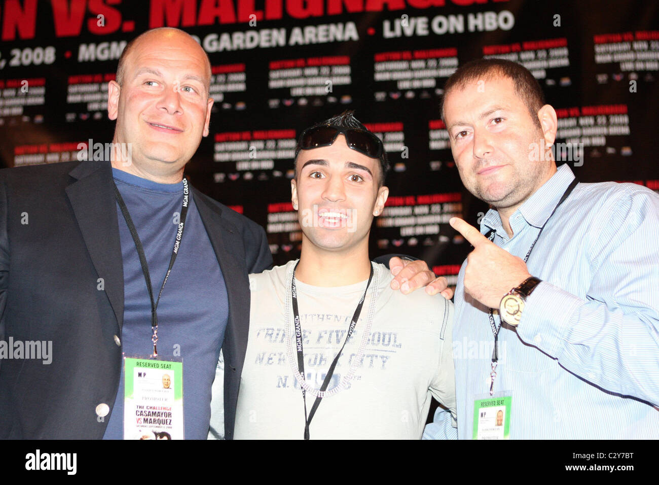Lou Dibella, Paulie Malignaggi and Anthony Catzaro Paulie Malignaggi vs ...