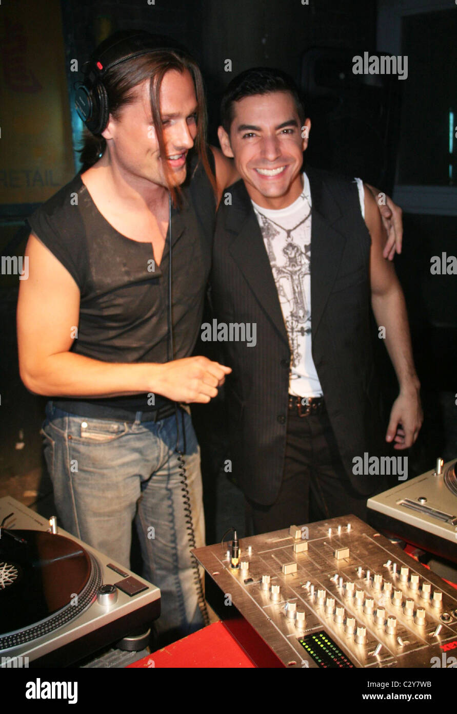 Dimitri Hamlin and Brian Anthony behind the scenes of the Brian Anthony ...