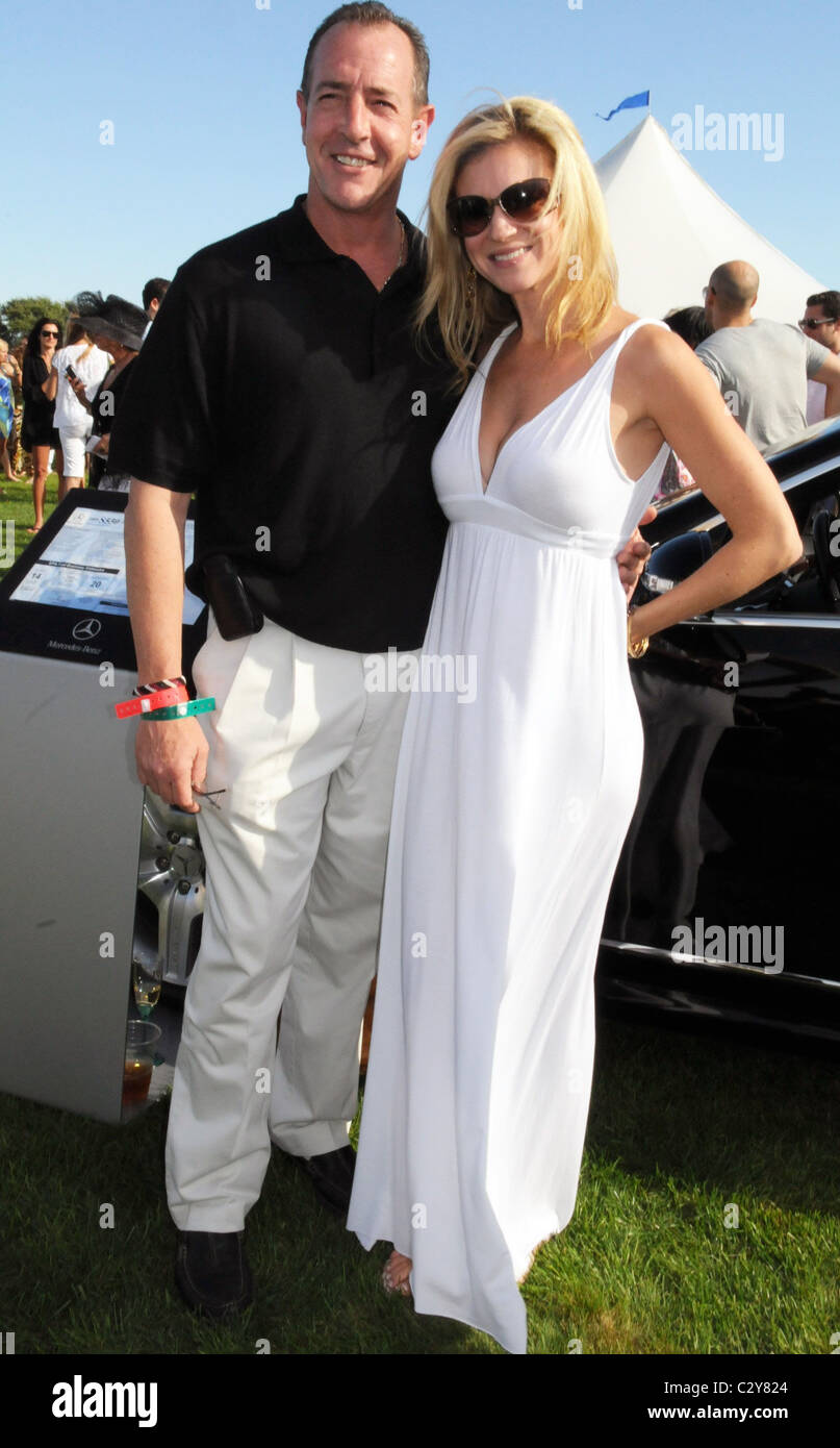 Erin Muller and Michael Lohan Mercedes Benz Bridgehampton Polo ...