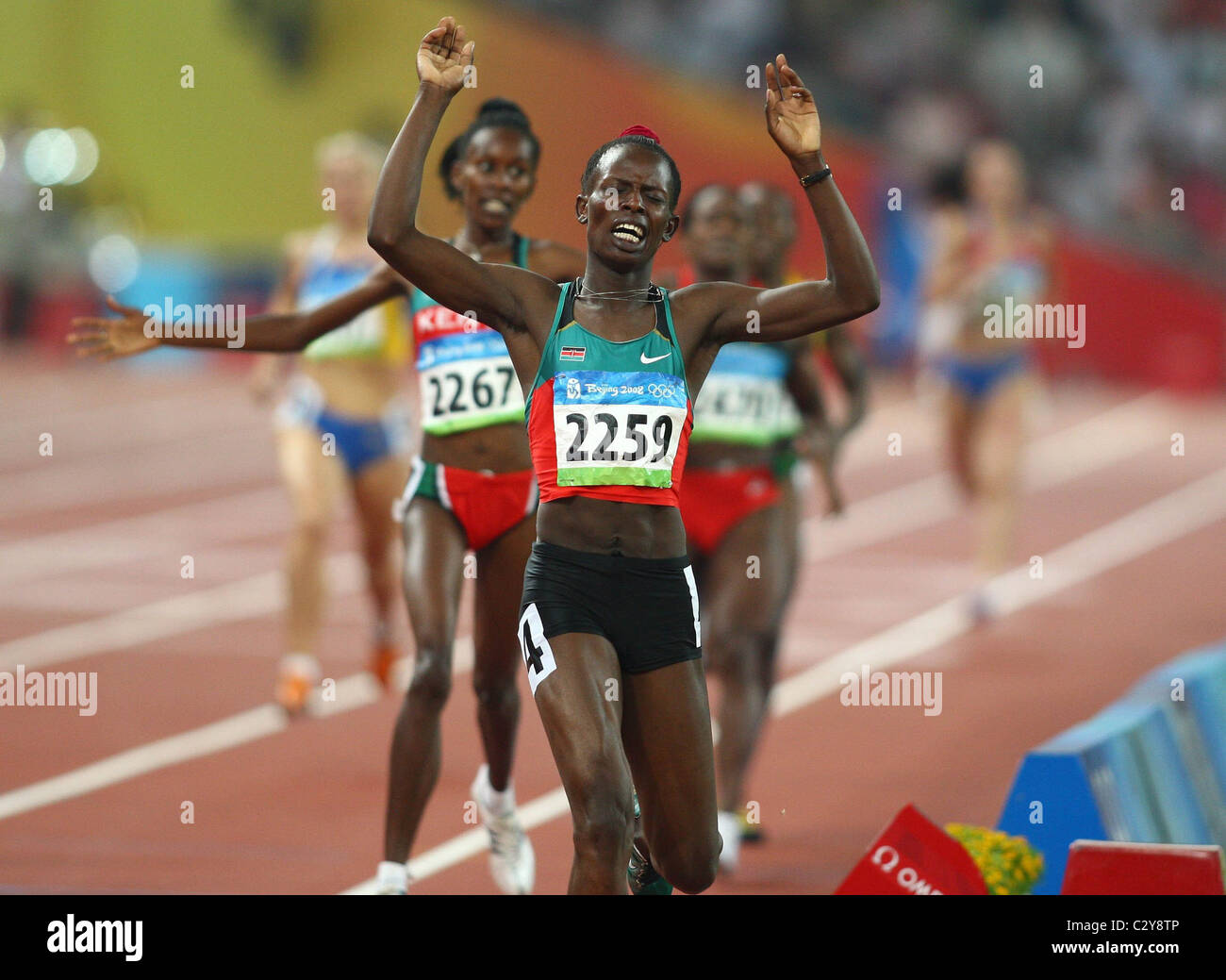 Pamela Jelimo of Kenya win gold in the Women's 800m Bejing, China - 18. ...