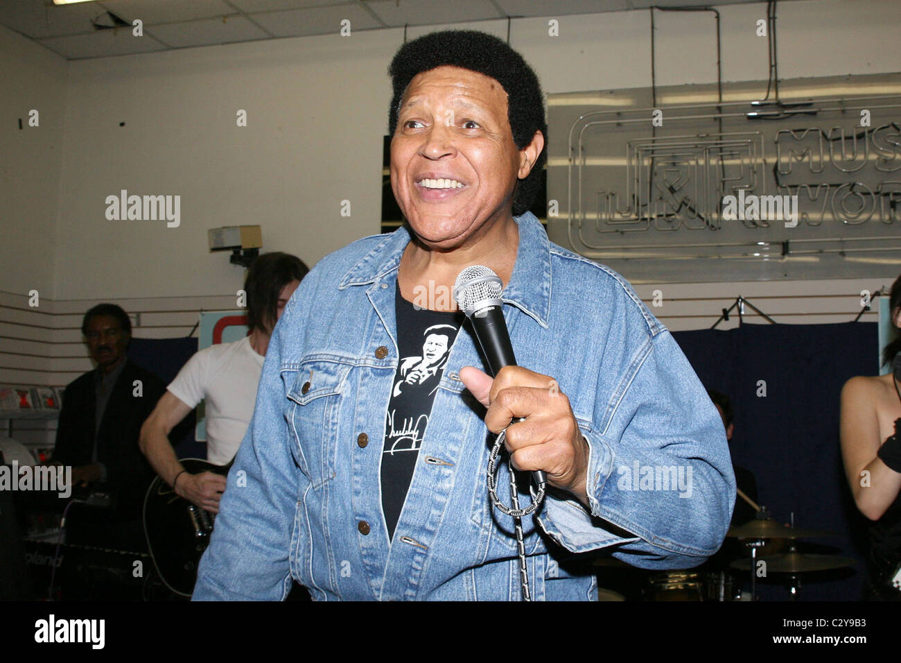 Chubby Checker performs and signs copies of his new CD 'All The Best ...
