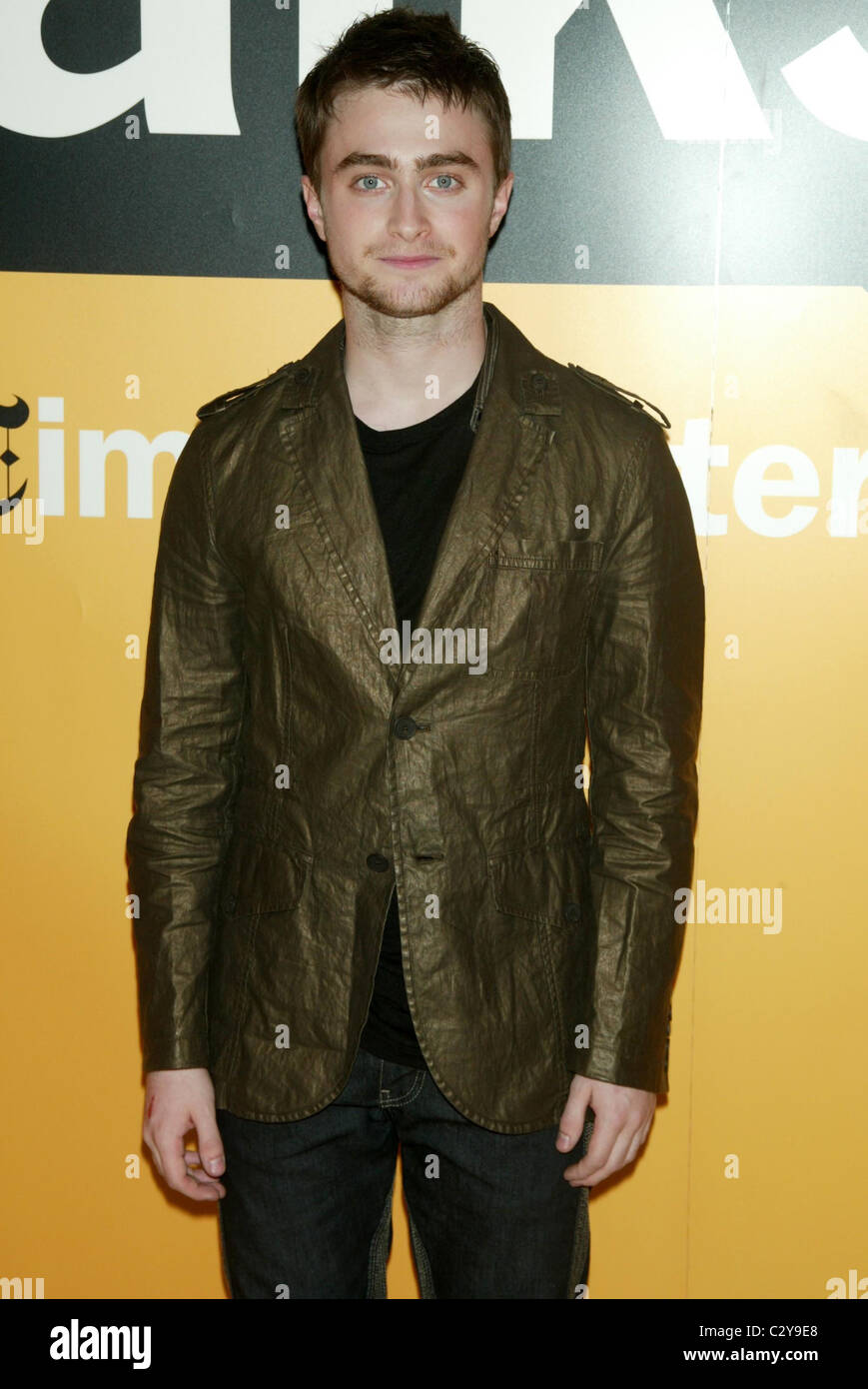 Daniel Radcliffe poses for photographers before his New York Times ...