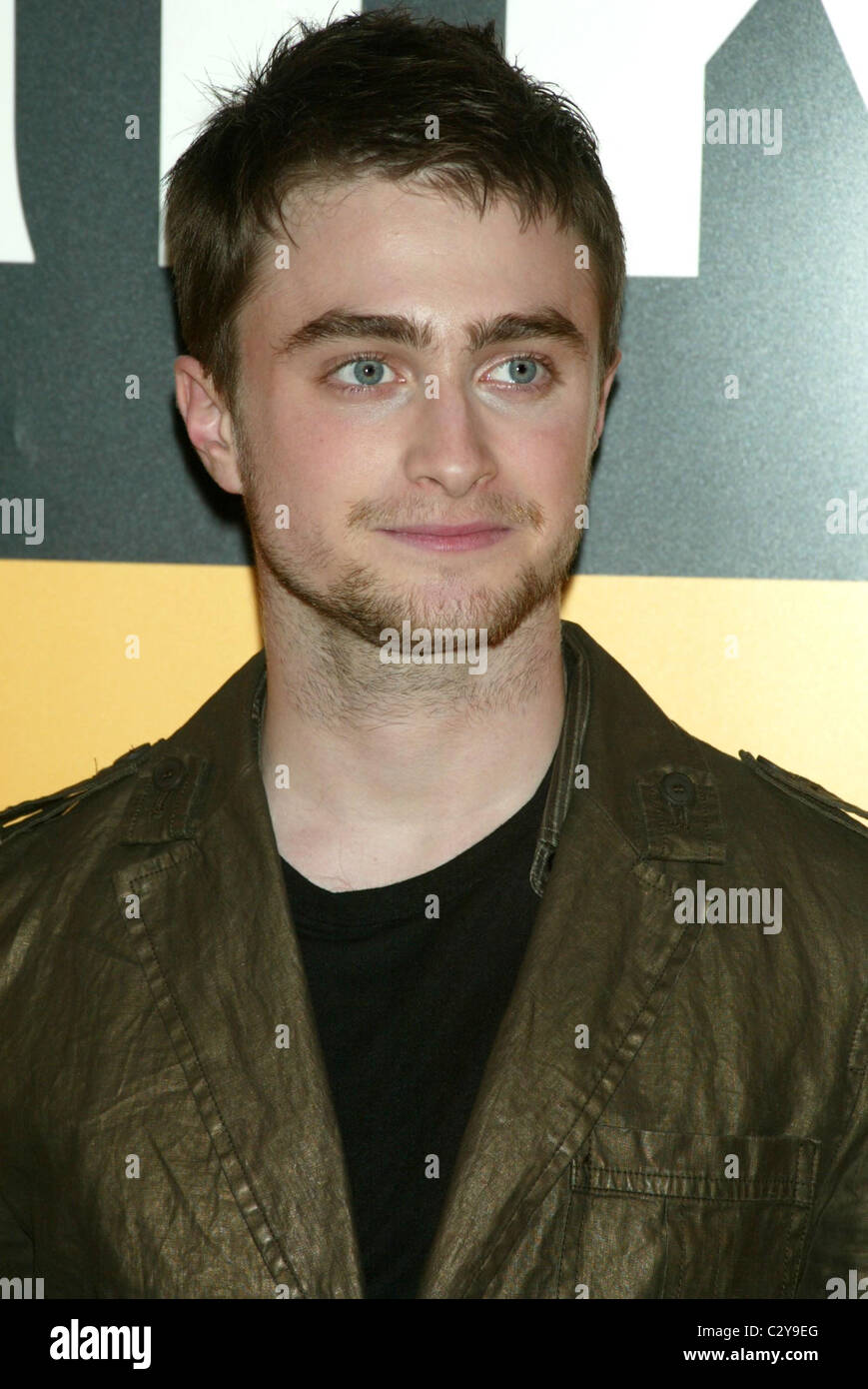 Daniel Radcliffe poses for photographers before his New York Times ...