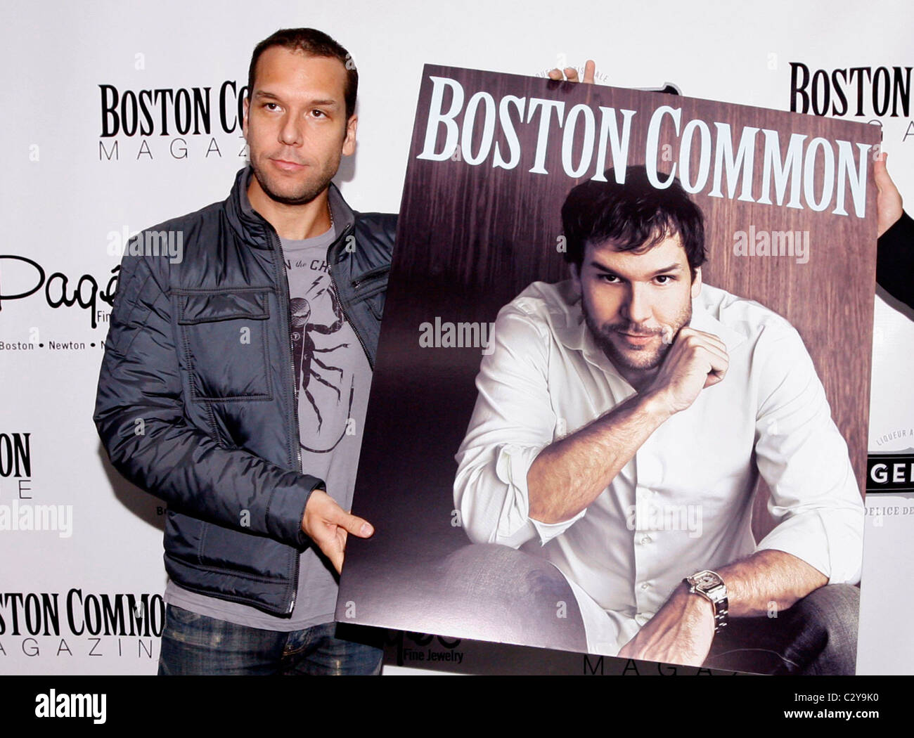 Dane Cook celebrates his cover of the fall issue of 'Boston Common ...